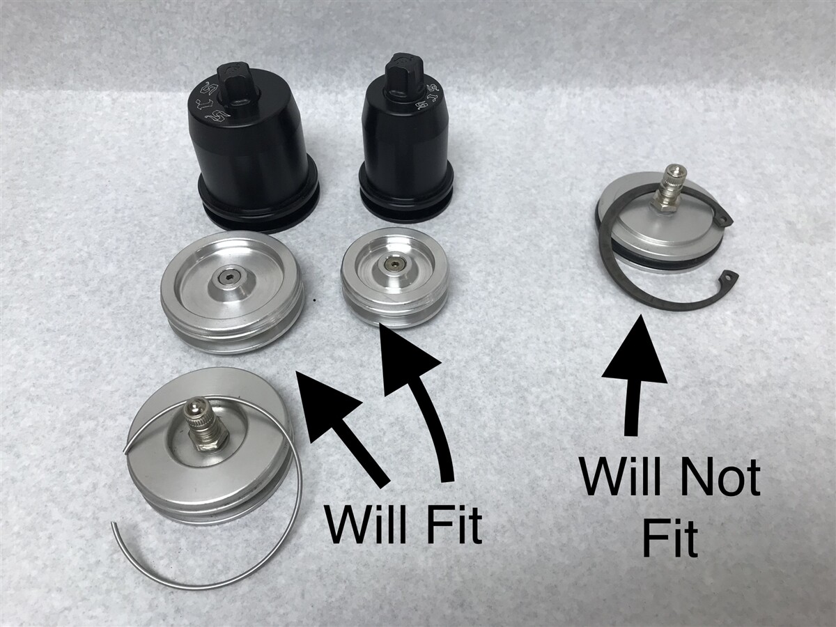 Walker Evans High Volume Nitrogen Reservoir End Cap SRS Endcap | eBay