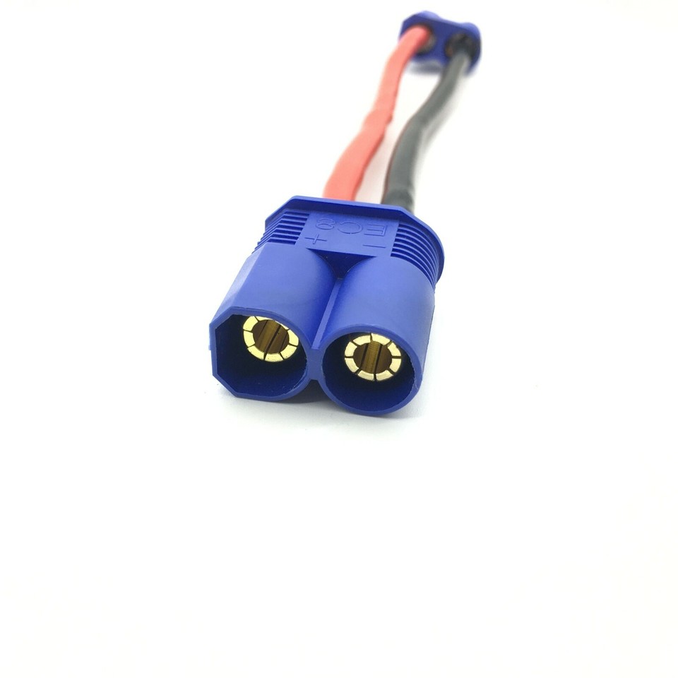 EC8 Male Connector to Female RC Extension Cable with 10 awg 15CM/30CM ...