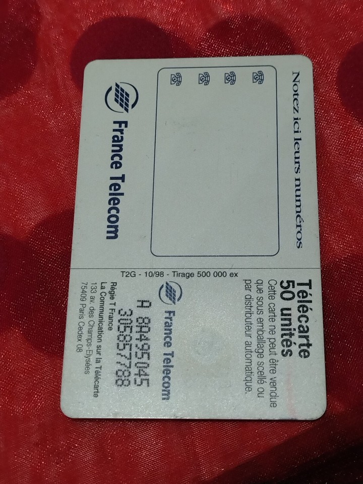 TELECARD CARTE TELEPHONIQUE CARD PHONE A QUI PARLEREZ VOUS AUJOURD'HUI ...