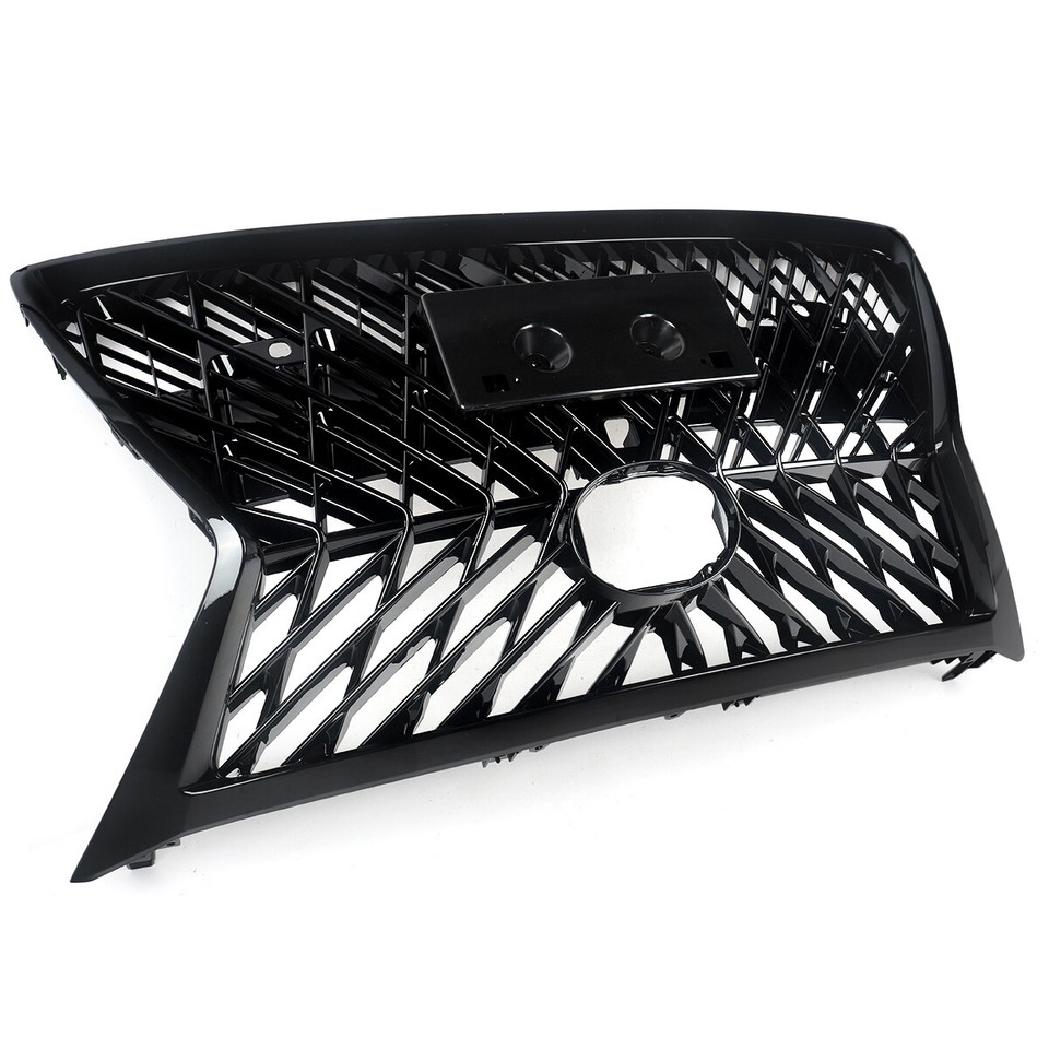 For 2014-2022 Lexus GX460 Gloss Black Front Bumper Grille Grill ...