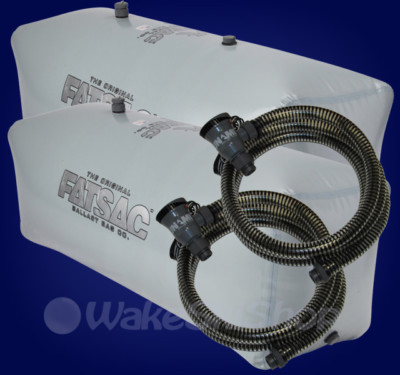 2 EACH FAT SAC WAKEBOARD SURF BOAT BALLAST BAGS AND 2 PUMPS W707 S7090 ...