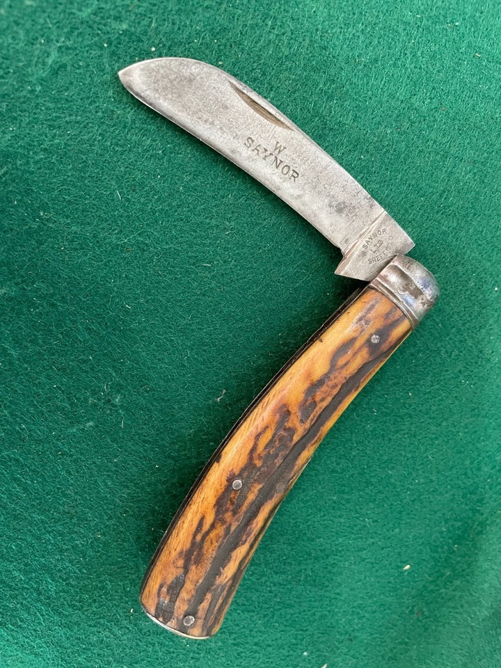 Antique W SAYNOR Ltd Sheffield Pruning Pocket Knife 1861-1890 Hawkbill ...