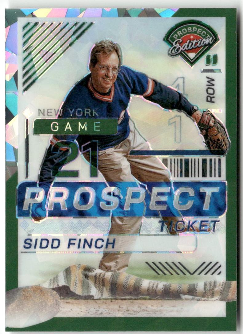 2024 Panini Prospect Edition - Sidd Finch #187 Green Ice Prizm /99 (RC ...