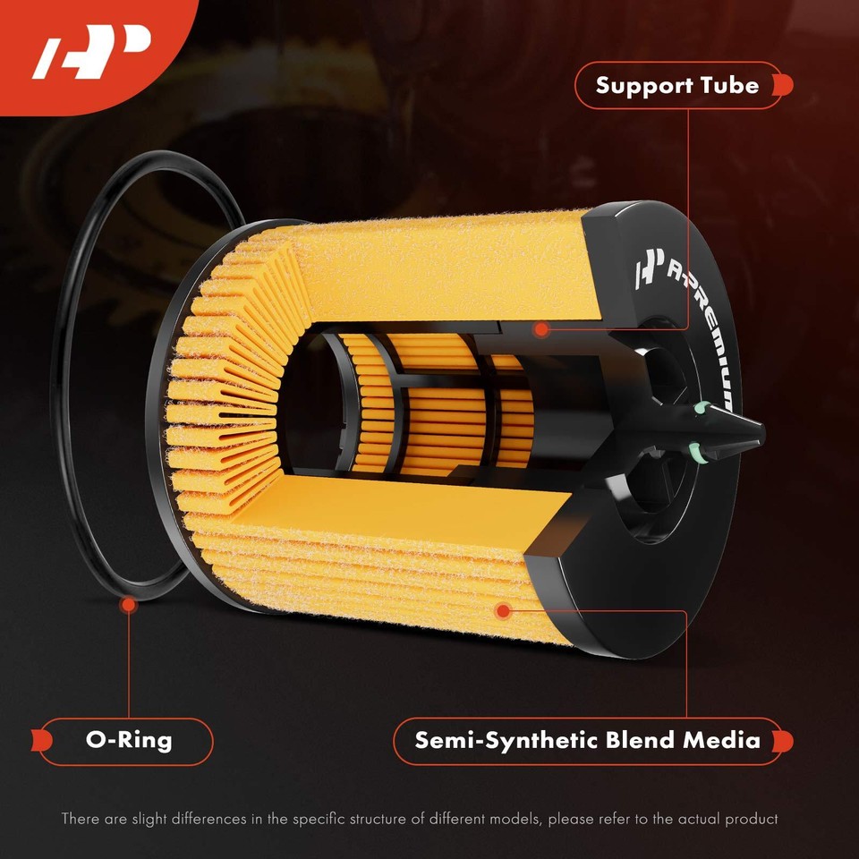 2Pcs Engine Oil Filter for Mercedes-Benz Sprinter 2500 3500 10-22 ...