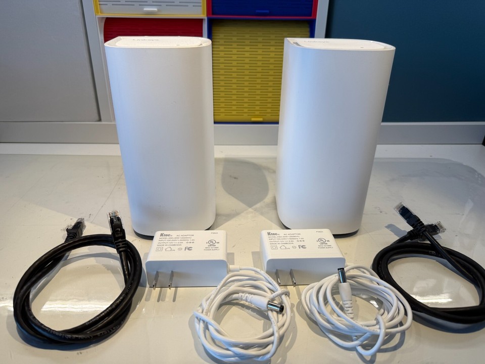 Two Linksys Velop Tri-Band Mesh Wifi Routers #MX6200 | eBay