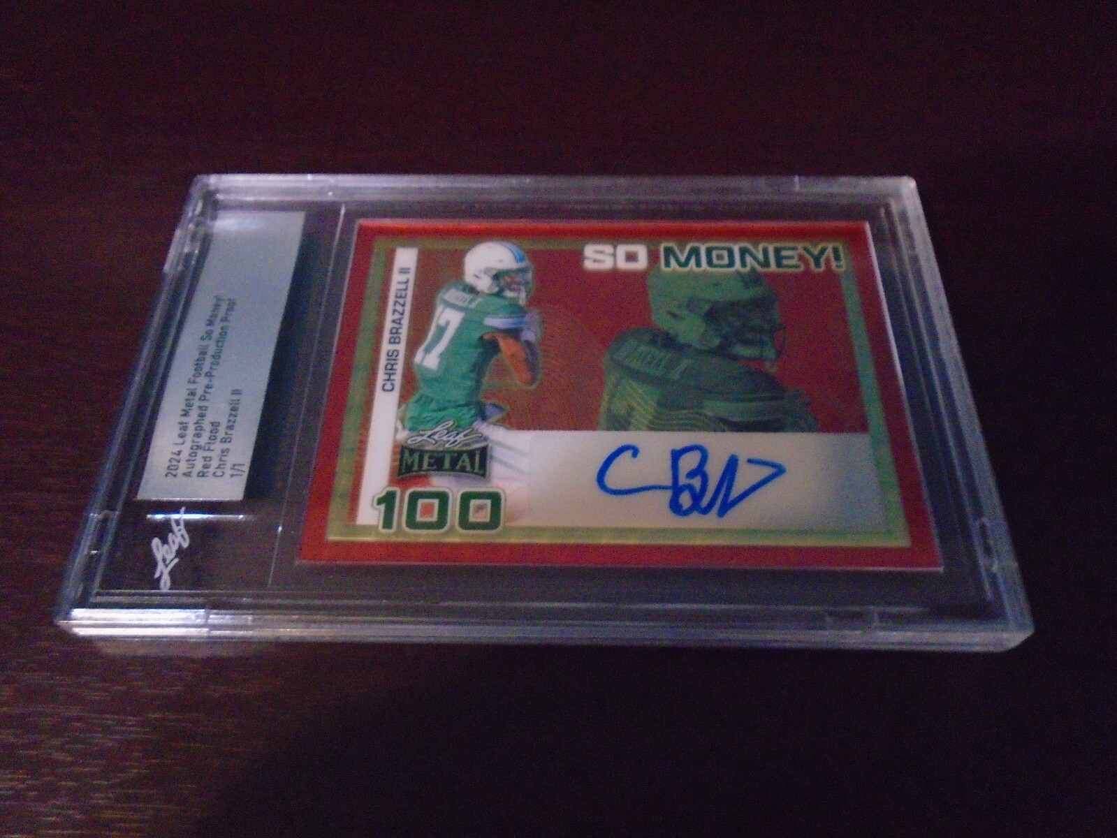 Chris Brazzell 2024 Leaf Metal #23 Red Flood /1 Price Guide - Sports ...