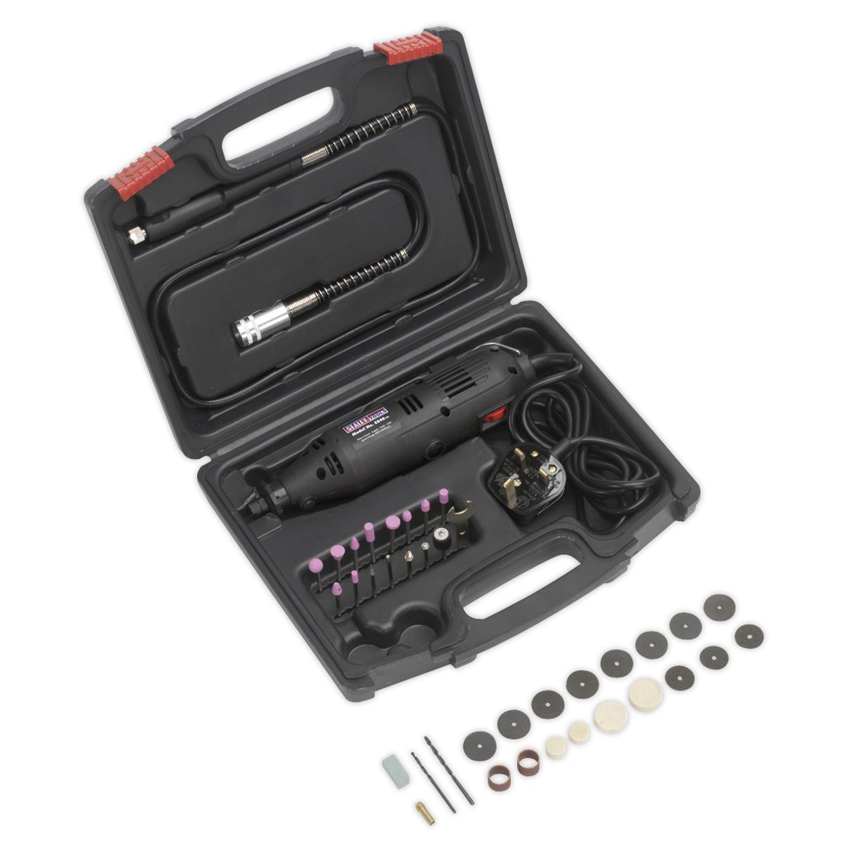 Sealey Multipurpose Rotary Tool & Engraver Kit 40pc 230V E540 | eBay