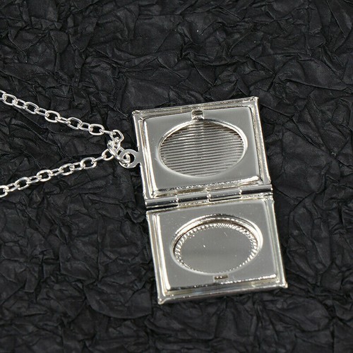 925 Silver Christian Jesus Catholic Crucifix Bible Book Locket Pendant ...