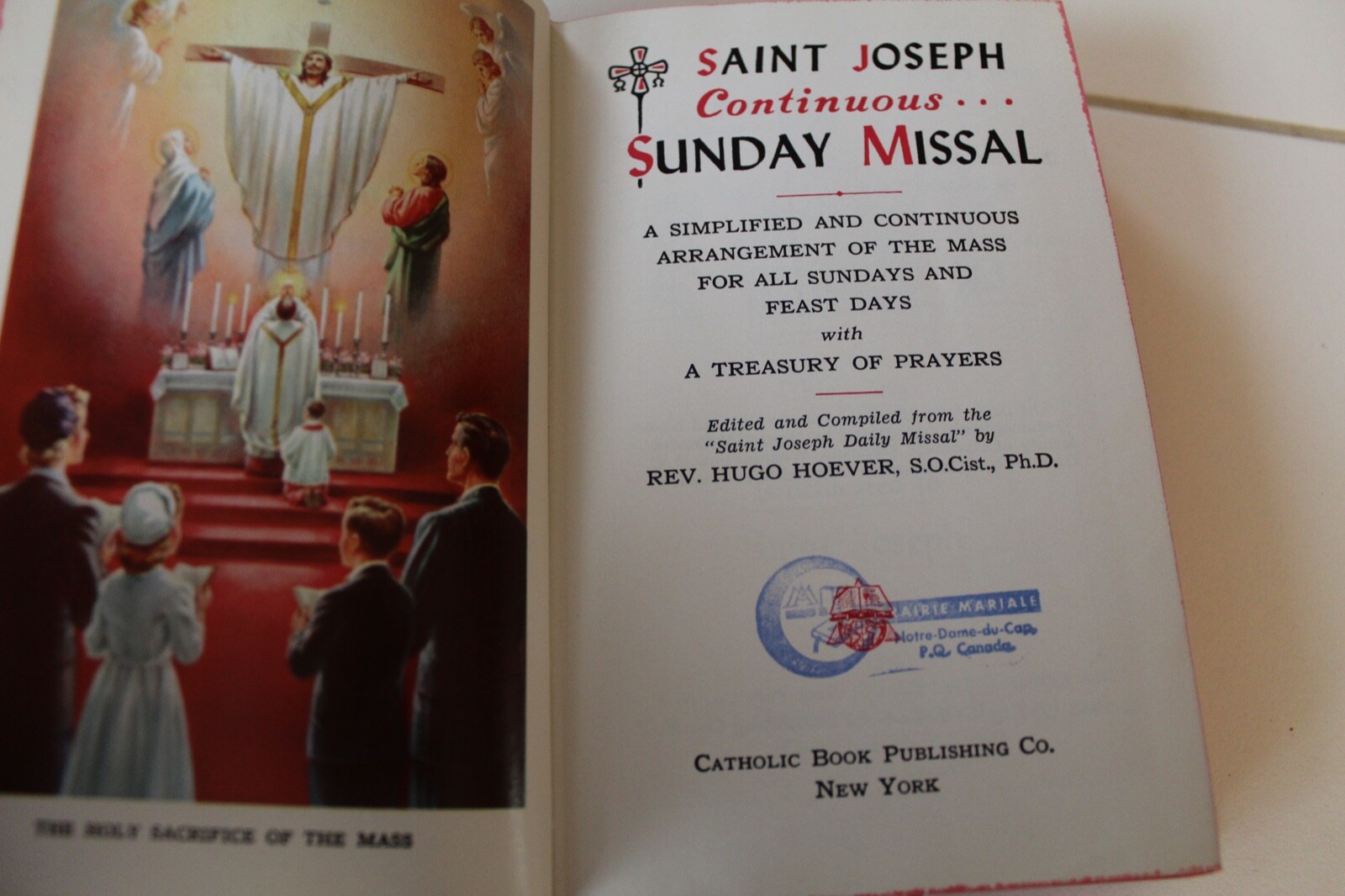1963 St Joseph Continuous Sunday Missal Confraternity Edition Catholic ...