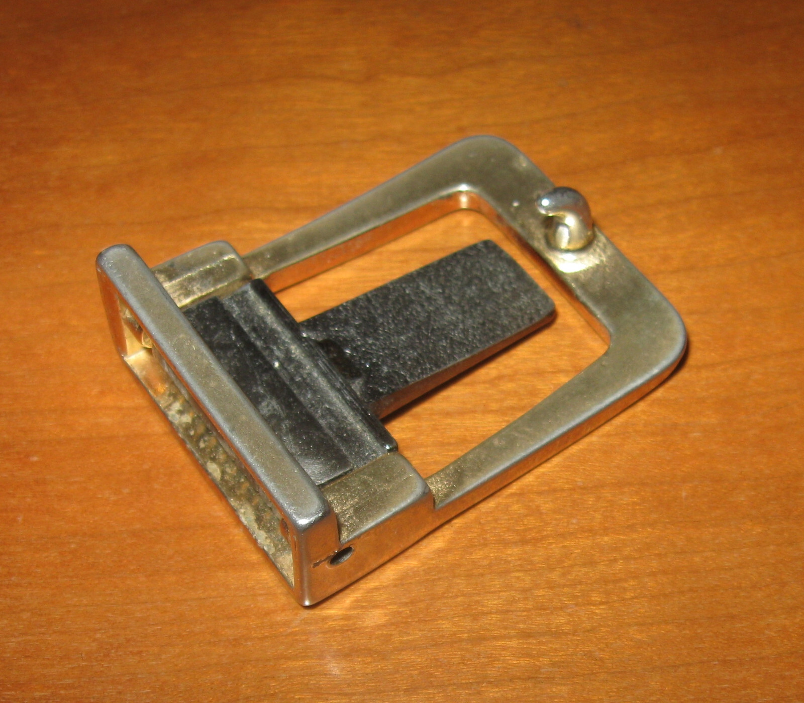 Vintage Good Year Blimp Small Belt Buckle Company Logo - Gem