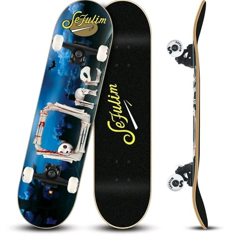 Sefulim Skateboard is Suitable for Beginners Adults Teens Boys and ...