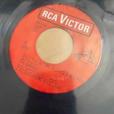 The Monkees - A Little Bit Me, A Little Bit You 66-1004 45rpm VG+ R33 ...