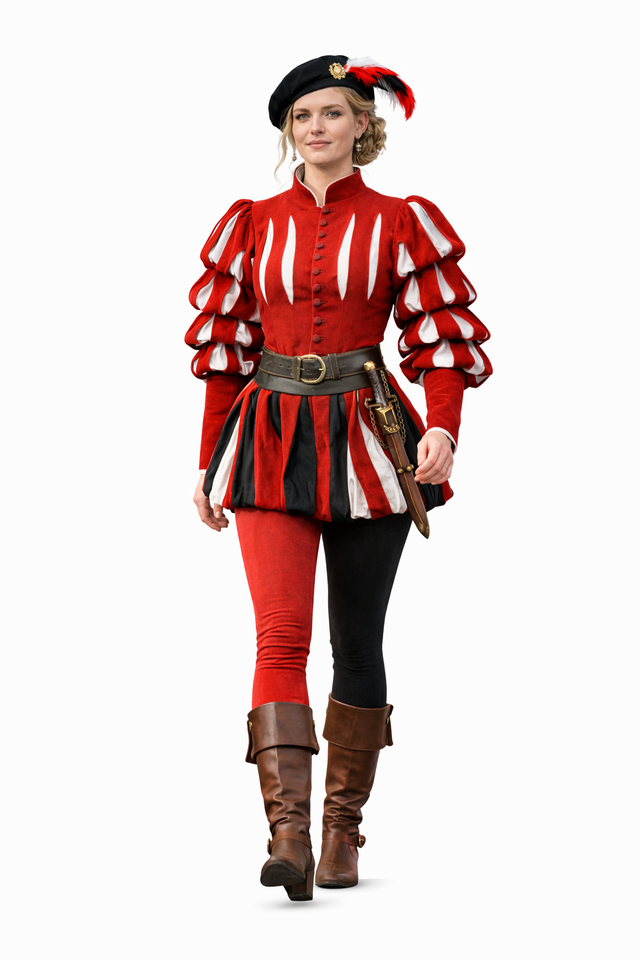 Renaissance German Landsknecht Outfit For Women-Medieval Festival ...