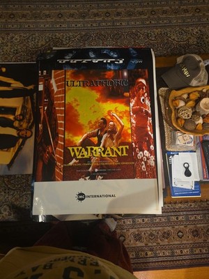 Warrant Ultraphobic 1995 CMC International Orig. CD/Album Promo Poster ...