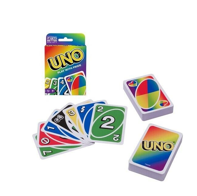 UNO Play with Pride Card Game LGBTQ Limited Edition Uno Cards | eBay