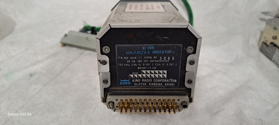 Bendix King KI 206 VOR/LOC G/S Indicator /CDI | eBay