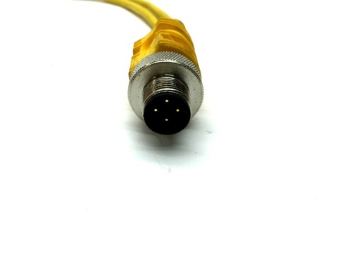 Lot of 2 Turck VBRS 4-2PKG 3M-0.2/0.2/S651 Cable Splitter M12 4-Pin to ...