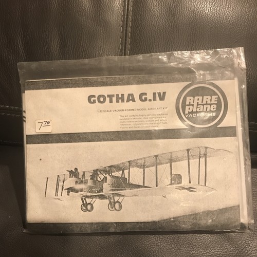 RARE PLANE VACFORMS GOTHA G. IV 1:72 SCALE VACUUM FORMED AIRCRAFT MODEL ...