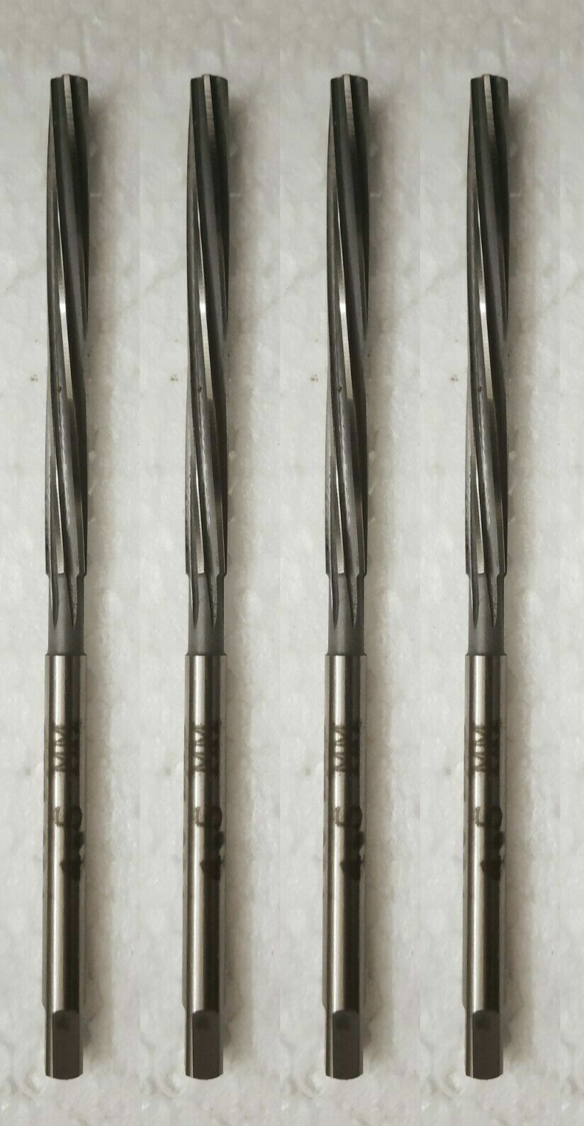 HSS Valve Stem Guide Reamers Set Of 4 Pcs 4mm 4.5mm 5mm 5.5MM Spiral ...