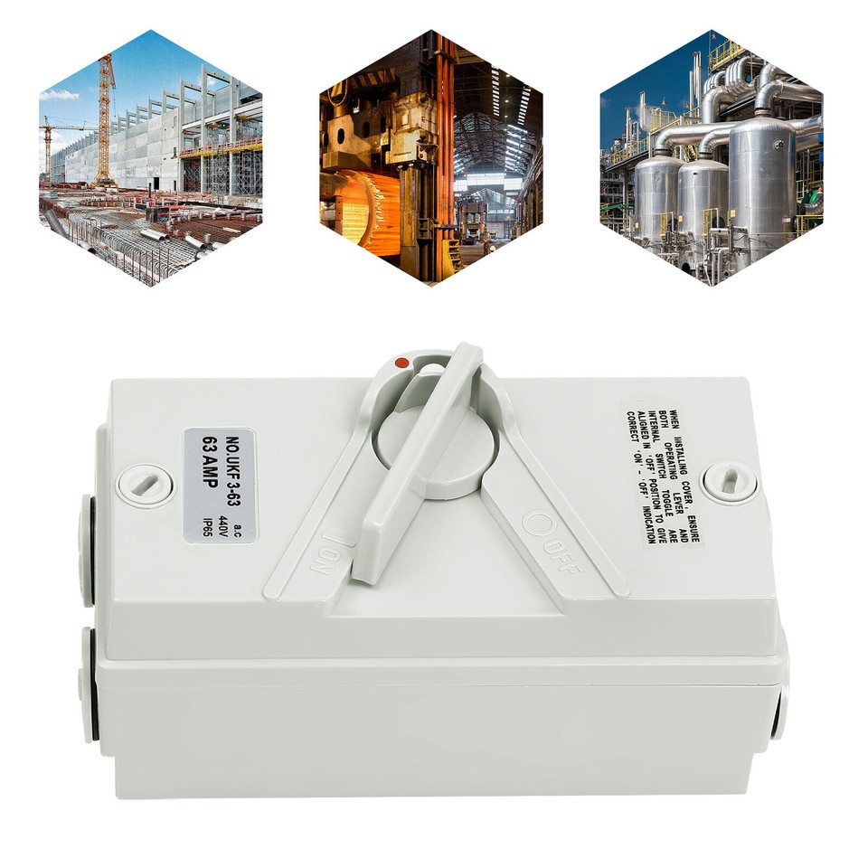 63A Isolation Switch Safety Isolation Switch 3 Pole Safety Isolation ...