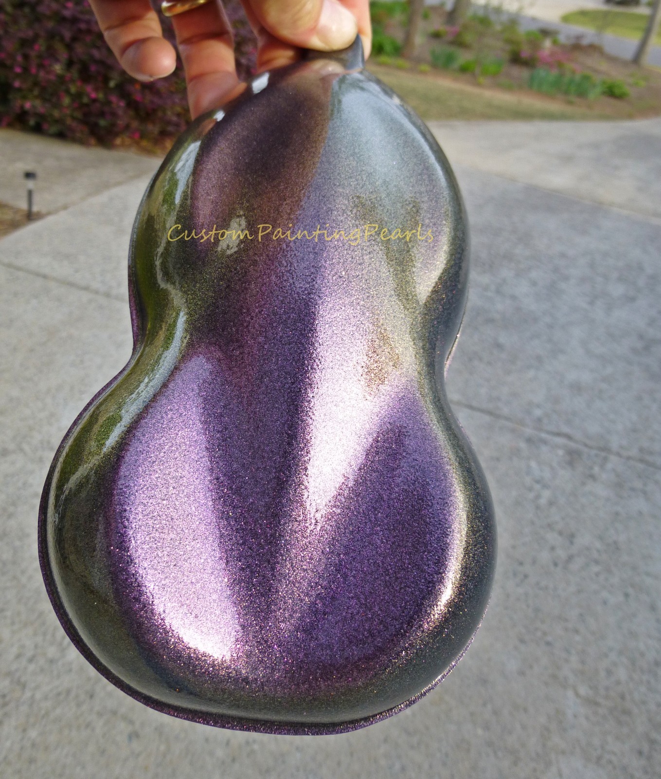 Chameleon Gold-Violet-Red Pearl Pigment colorshift Clearcoat Flip Flop ...