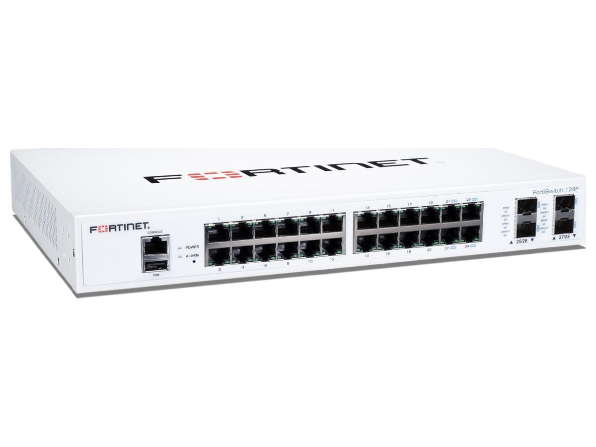 Fortinet-New-FS-124F _ SWITCH - FORTISWITCH 124F - 1RU - WIRED - 10GBP ...