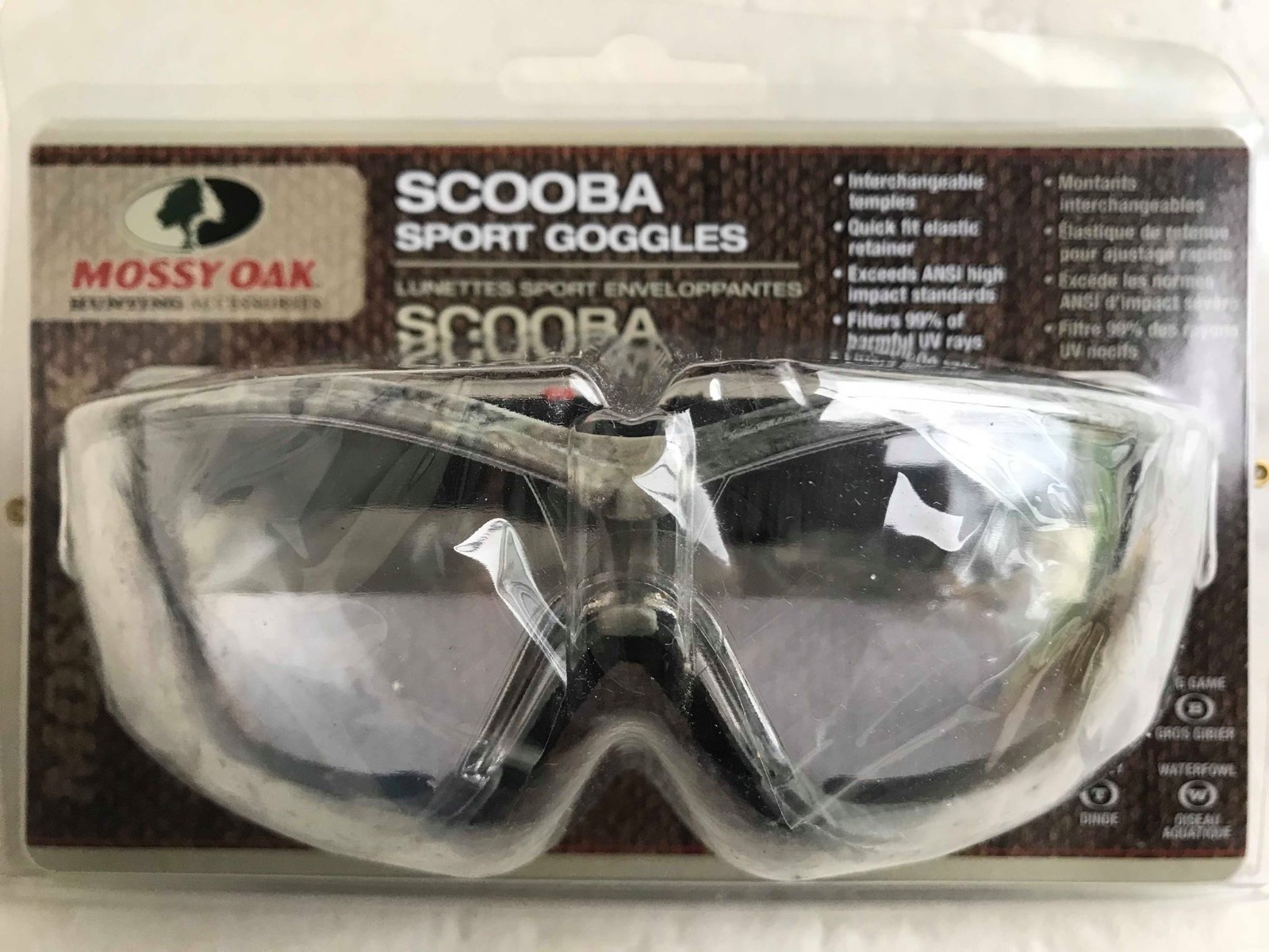 Mossy Oak Scooba Sport Goggles With Interchangeable Temples Mo-cmoc for ...