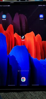 Samsung Galaxy Tab S 7 Mystic Black Verizon 5g With Tik Tok Install ...