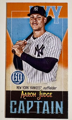 #CM-AJ Aaron Judge 2021 Topps Gypsy Queen Captains Mini New York ...