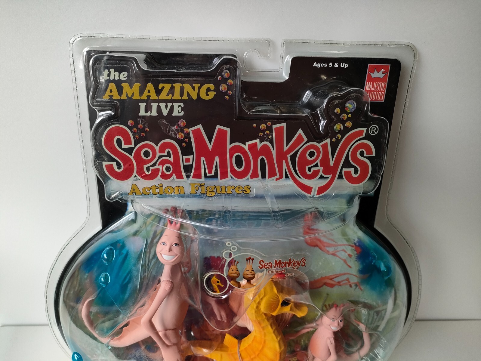 Sea-Monkeys Action Figures The AMAZING LIVE Father & Son Figure ...