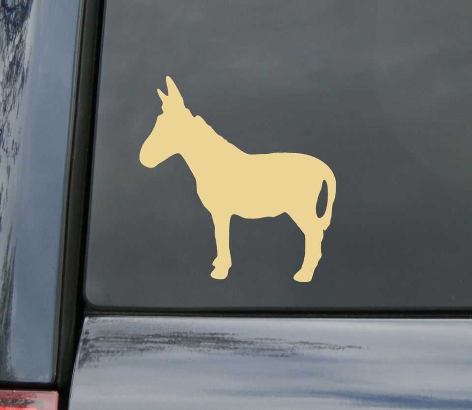 Donkey Vinyl Decal | Farm Barnyard Animal Jackass Burro Mule | Die Cut ...