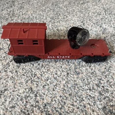 Vintage Marx Allstate Electric Train Red Searchlight Caboose Car | eBay