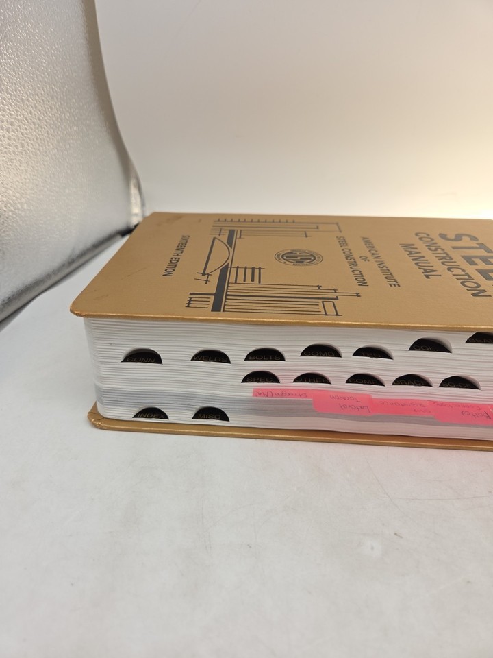 AISC Steel Construction Manual 16th Edition Hardcover - SEE PICS | eBay