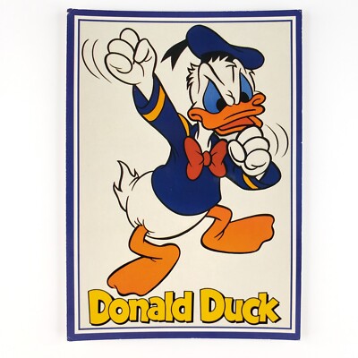 Donald Duck Waving Fists Disney Postcard 4x6 Walt Disney Cartoon ...