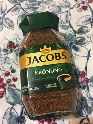 JACOBS Kronung ( Monarch) Instant Coffee 7.05oz 200ml,brand New | eBay
