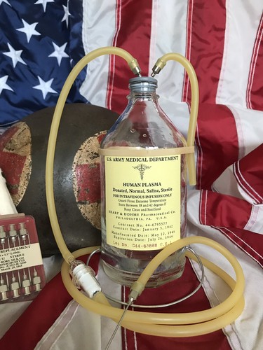 WW II Medic Plasma I.V. Bottle ...in movie Hacksaw Ridge!!!!!!!!! | eBay