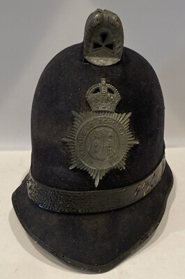Birkenhead Borough Police Bobby Helmet Police Hat 1950’s England UK ...