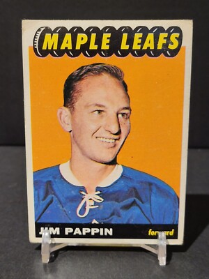 1965-66 TOPPS Jim Pappin Rookie RC #16 Toronto Maple Leafs HOF | eBay