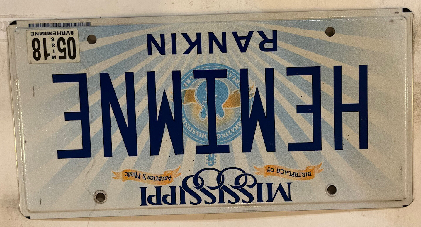 Vanity HEMI MINE license plate Dodge RAM Chrysler Jeep Engine Plymouth ...