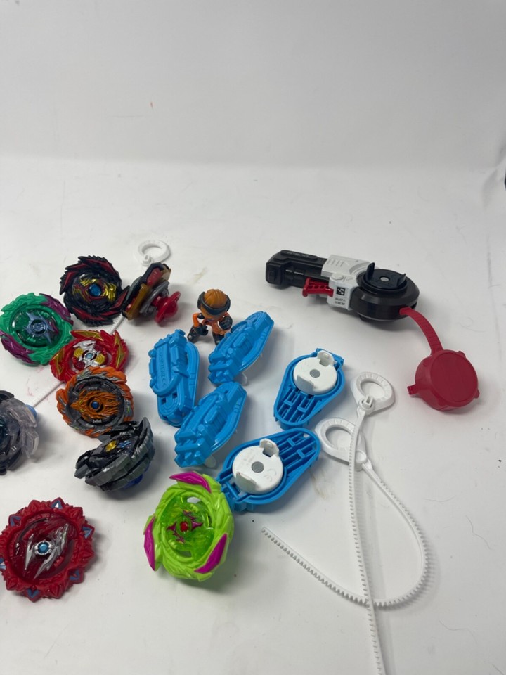 Beyblade Lot Mix Of Metal And Plastic Beyblades Some Rare! Fast Free ...