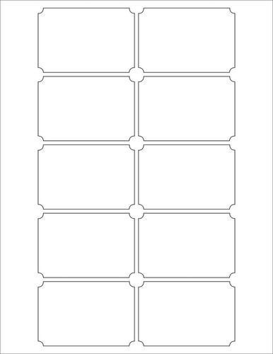 2 X 3 Inch Label for Laser and Inkjet Printers with Template Included ...