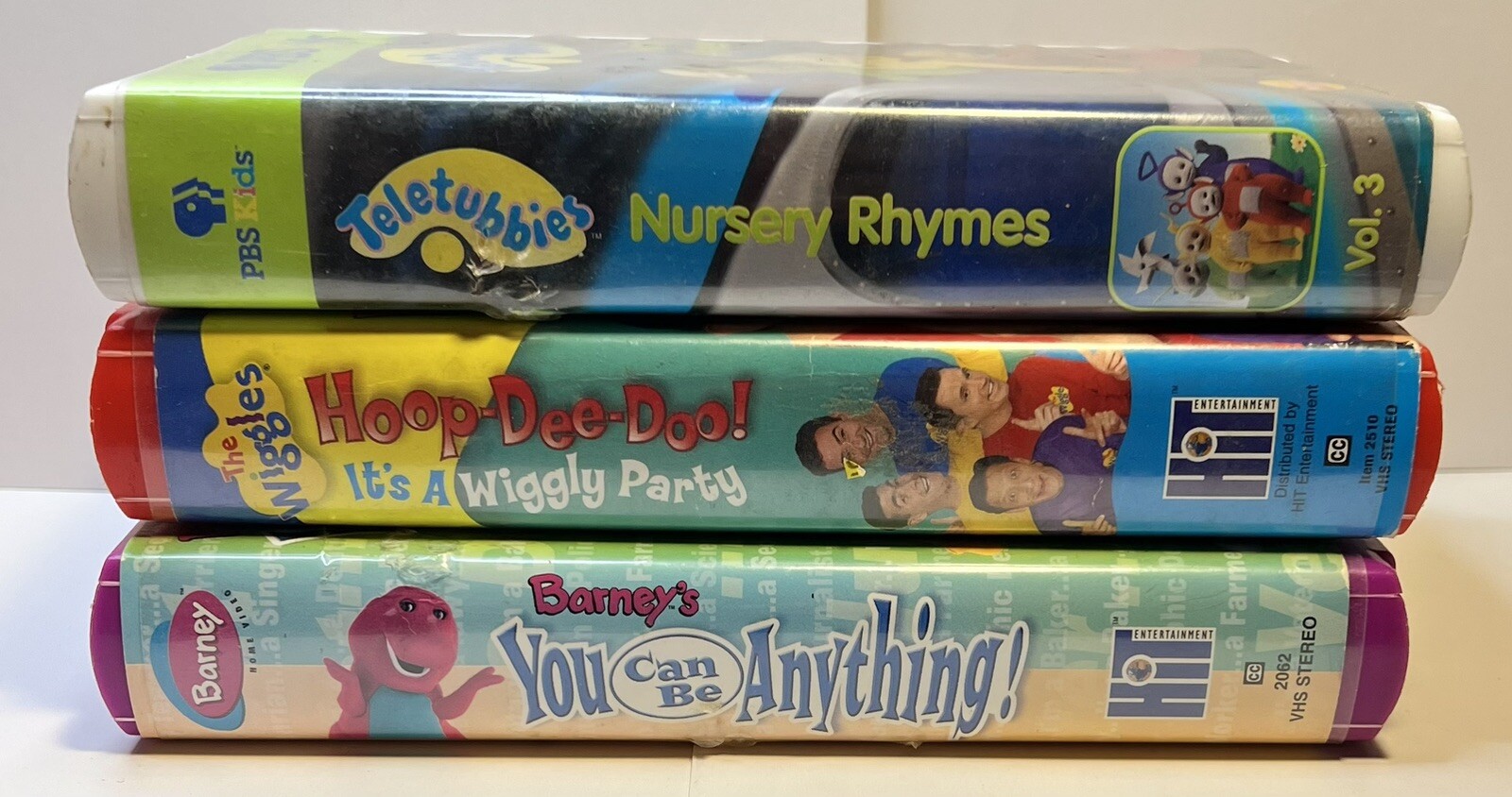 VHS lot of 3 total Teletubbies, Barney, and | Grelly USA