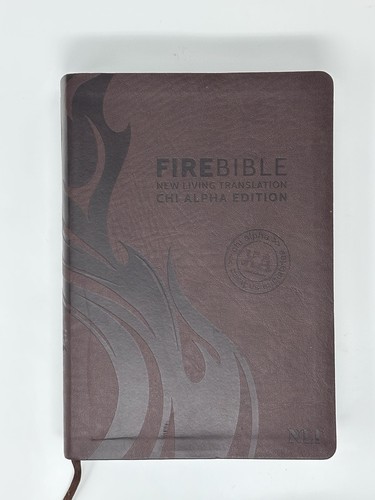 Fire Bible - New living Translation (NLT) Chi Alpha Edition Brown ...