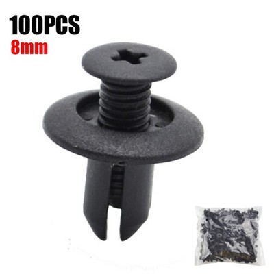 100pcs Rivets Plastic For A Hole Of 8mm In Diameter Buses Trains ...