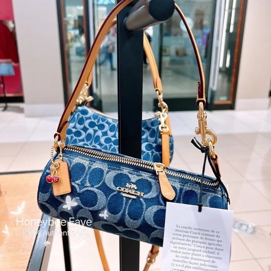NWT COACH Nolita Barrel Bag camo/ creature/ cherry print CX208/CW398 ...