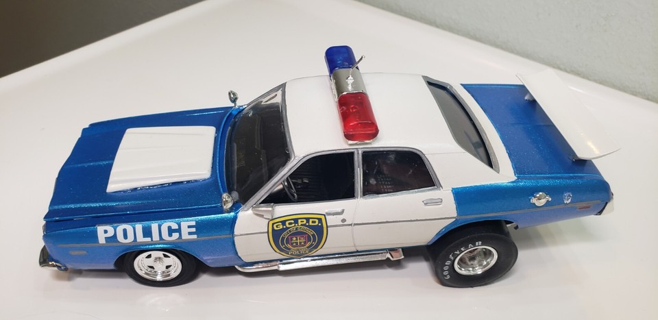 Custom Built Hot Rod Cop Car Model Kit, Way Cool. | eBay