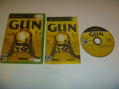GUN (2005) Original Microsoft Xbox Game Complete With Case & Manual ...
