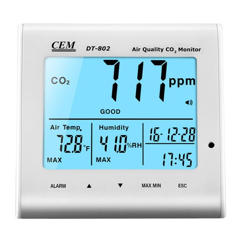 CEM DT-802 Desktop Indoor Air Quality CO2 Monitors KD | eBay