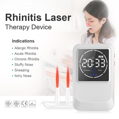 Nose Allergic Rhinitis Laser Therapy Device Snore Sneeze Acute Nasitis ...