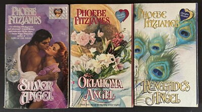 3 Phoebe Fitzjames Books- Renegade’s Angel, Oklahoma Angel, Silver ...